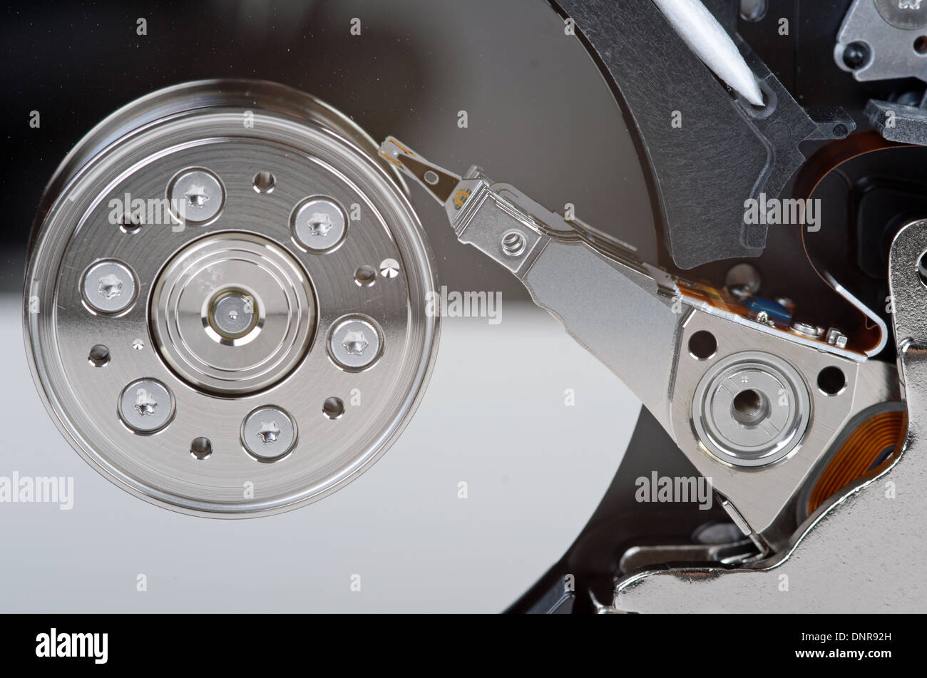 Photo of hard drive on white background Stock Photo - Alamy