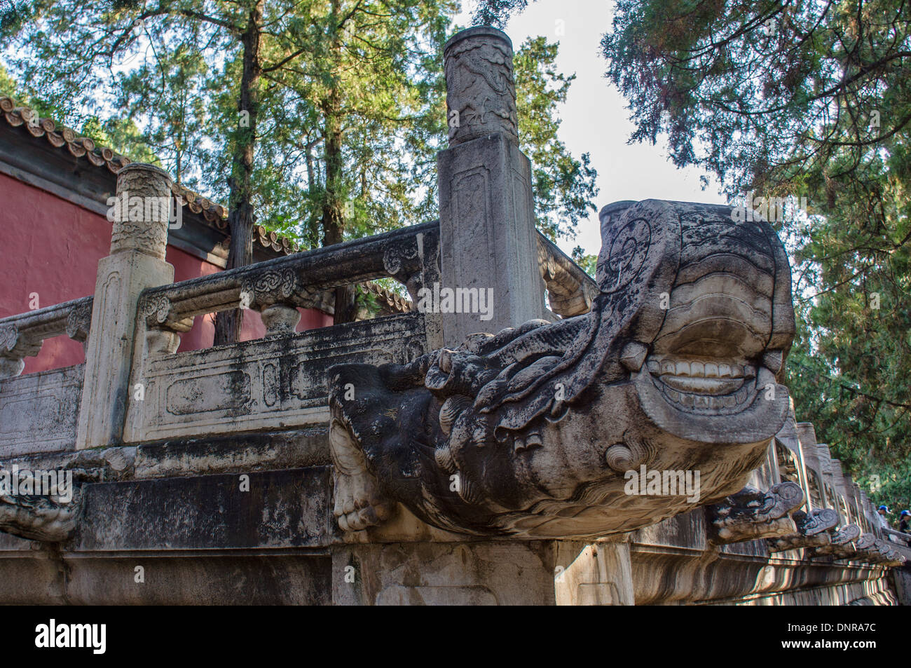 Dragon Head Stone Carving Found in Dingling in Ming Dynasty Tombs in ...