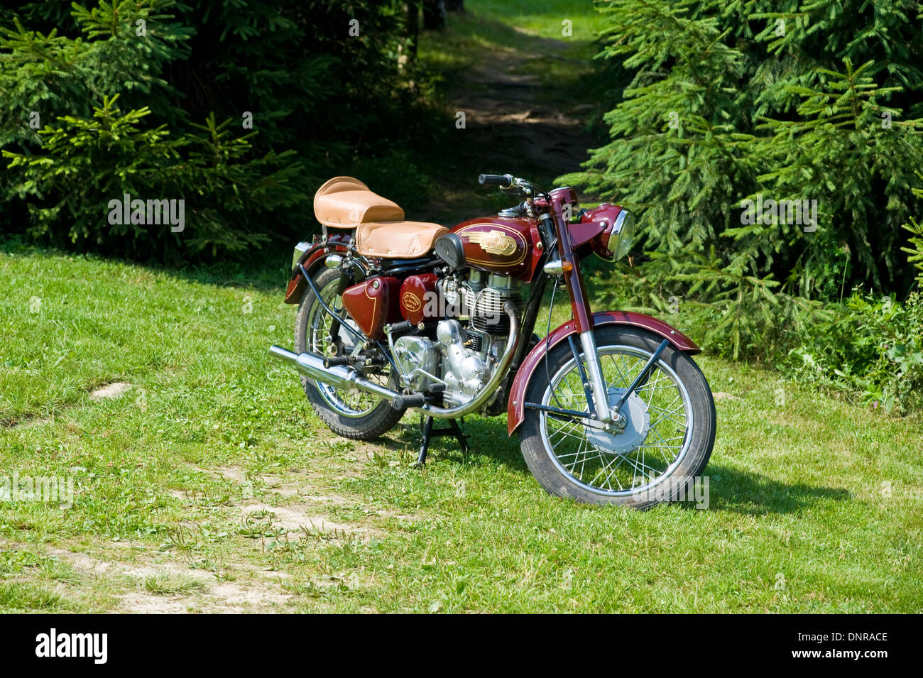 A vintage British motorcycle Royal Enfield still in use spotted in ...