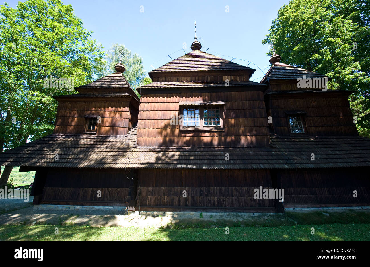 Greek Catholic church in Smolnik village, Subcarpathian Voivodship, SE ...