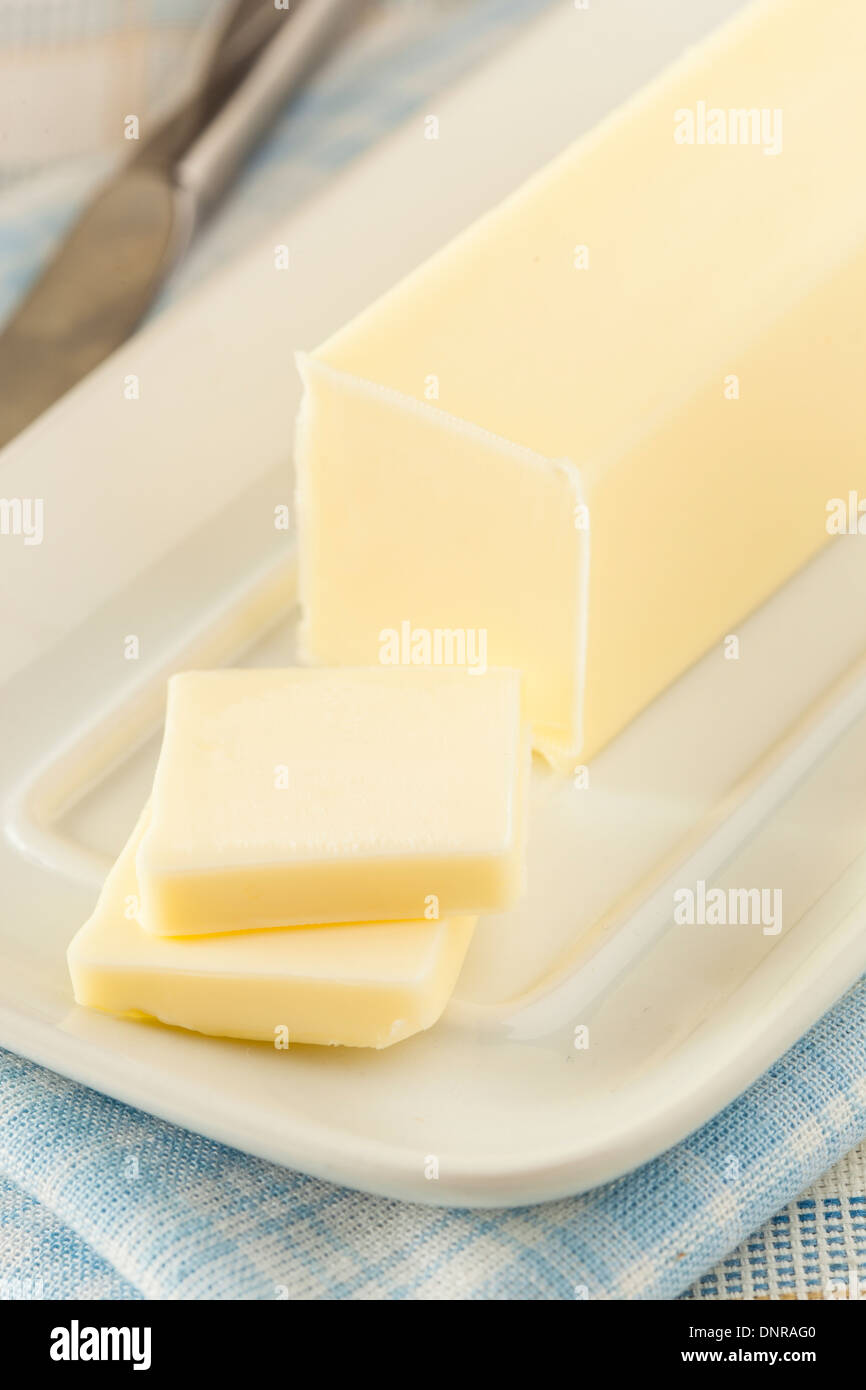 Organic Dairy Yellow Butter an Ingredient for Cooking Stock Photo - Alamy