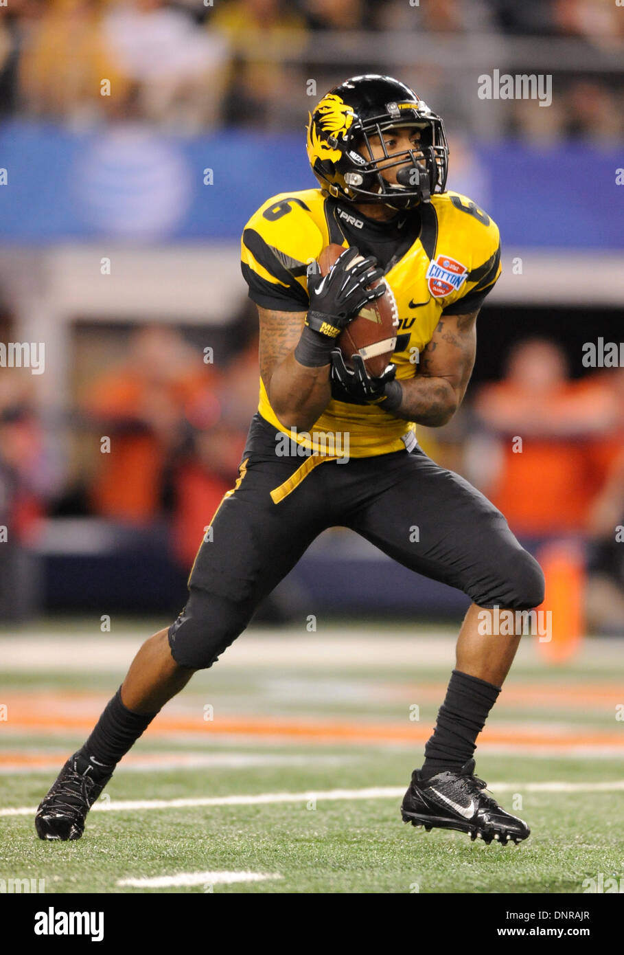 Arlington, TX, USA. 03rd Jan, 2014. Missouri Tigers running back Marcus ...