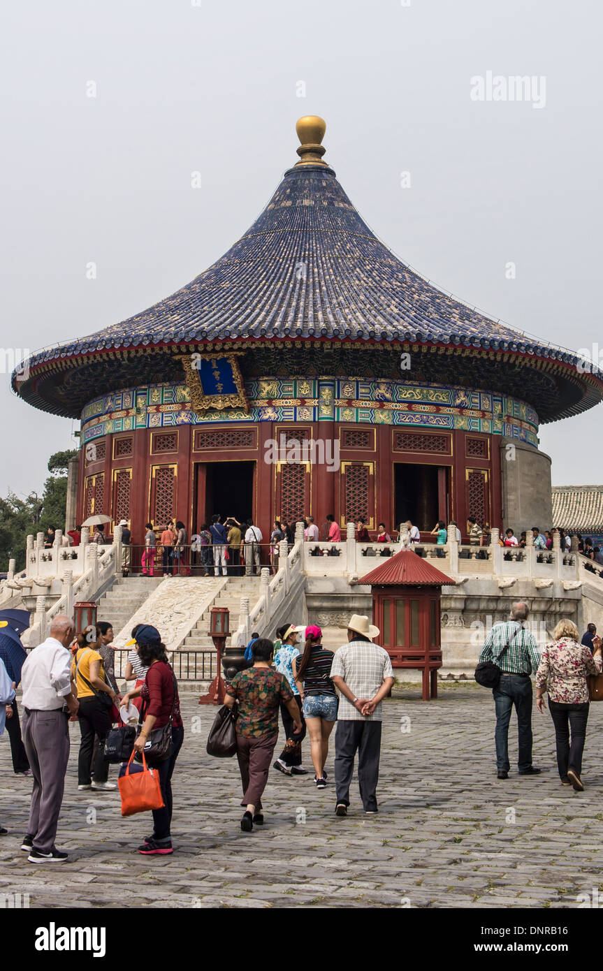 The Imperial Vault of Heaven in the Temple of Heaven (Tiantan Park) in ...