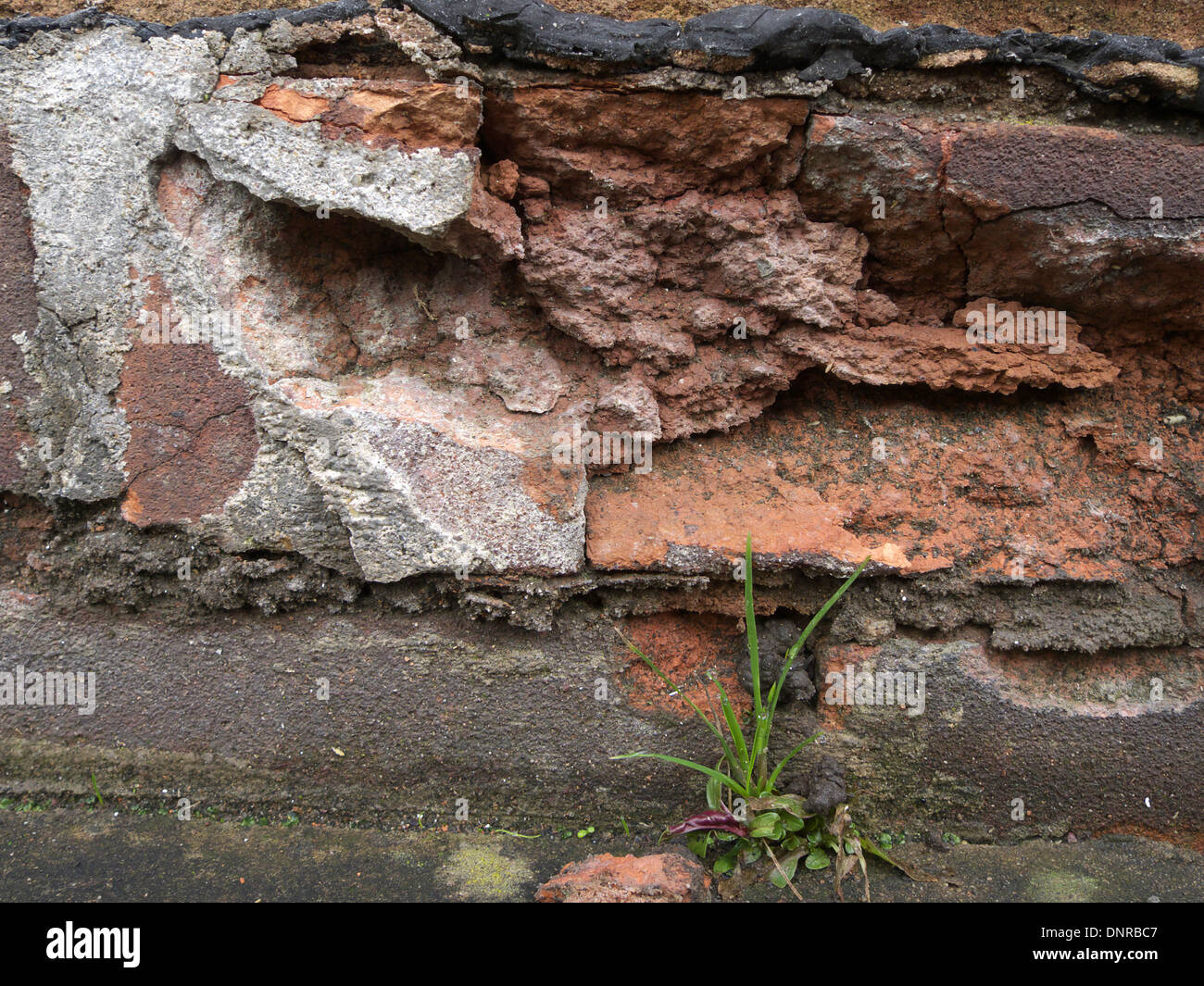 Damaged brickwork hi-res stock photography and images - Alamy