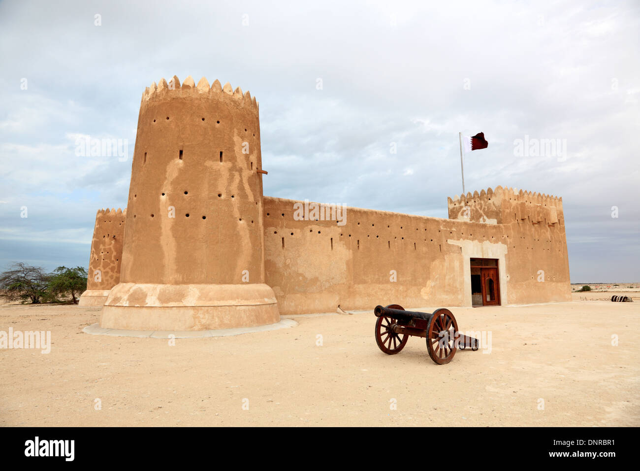 Zubarah fort in Qatar, Middle East Stock Photo - Alamy