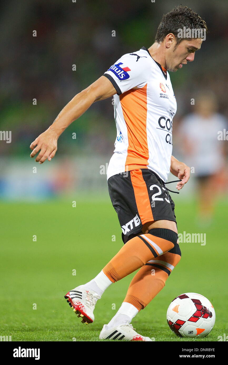 Melbourne, Australia. 4th Jan, 2014. DIMITRI PETRATOS (23) forward of ...
