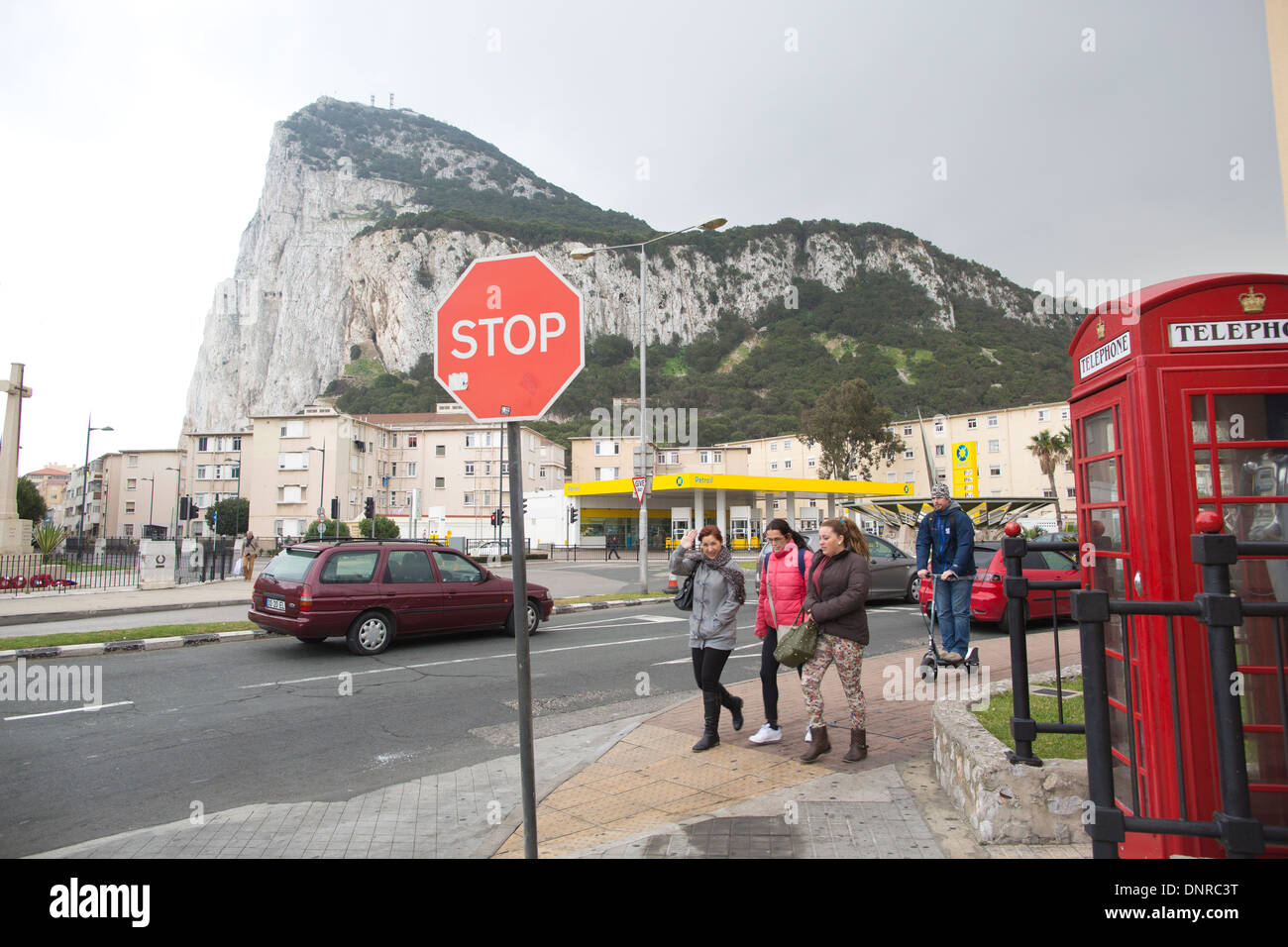 Rock of Gibraltar, British Overseas Territory Stock Photo - Alamy