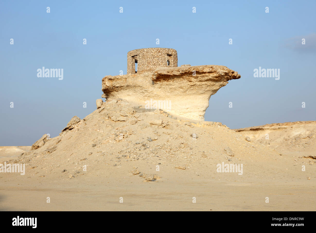 Fort in the desert of Qatar, Middle East Stock Photo - Alamy