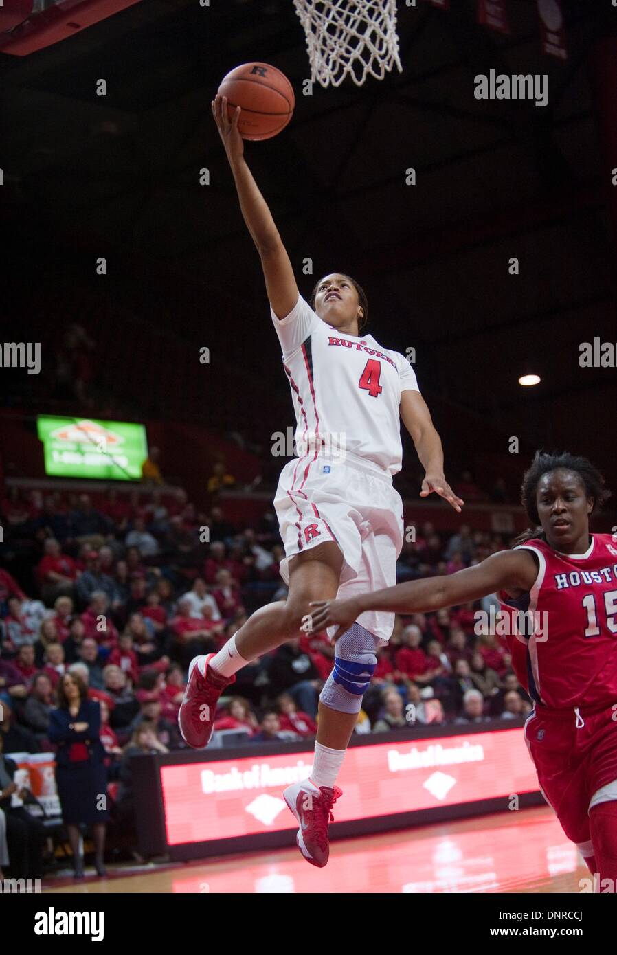 Piscataway, New Jersey, USA. 4th Jan, 2014. Rutgers' guard Briyona ...