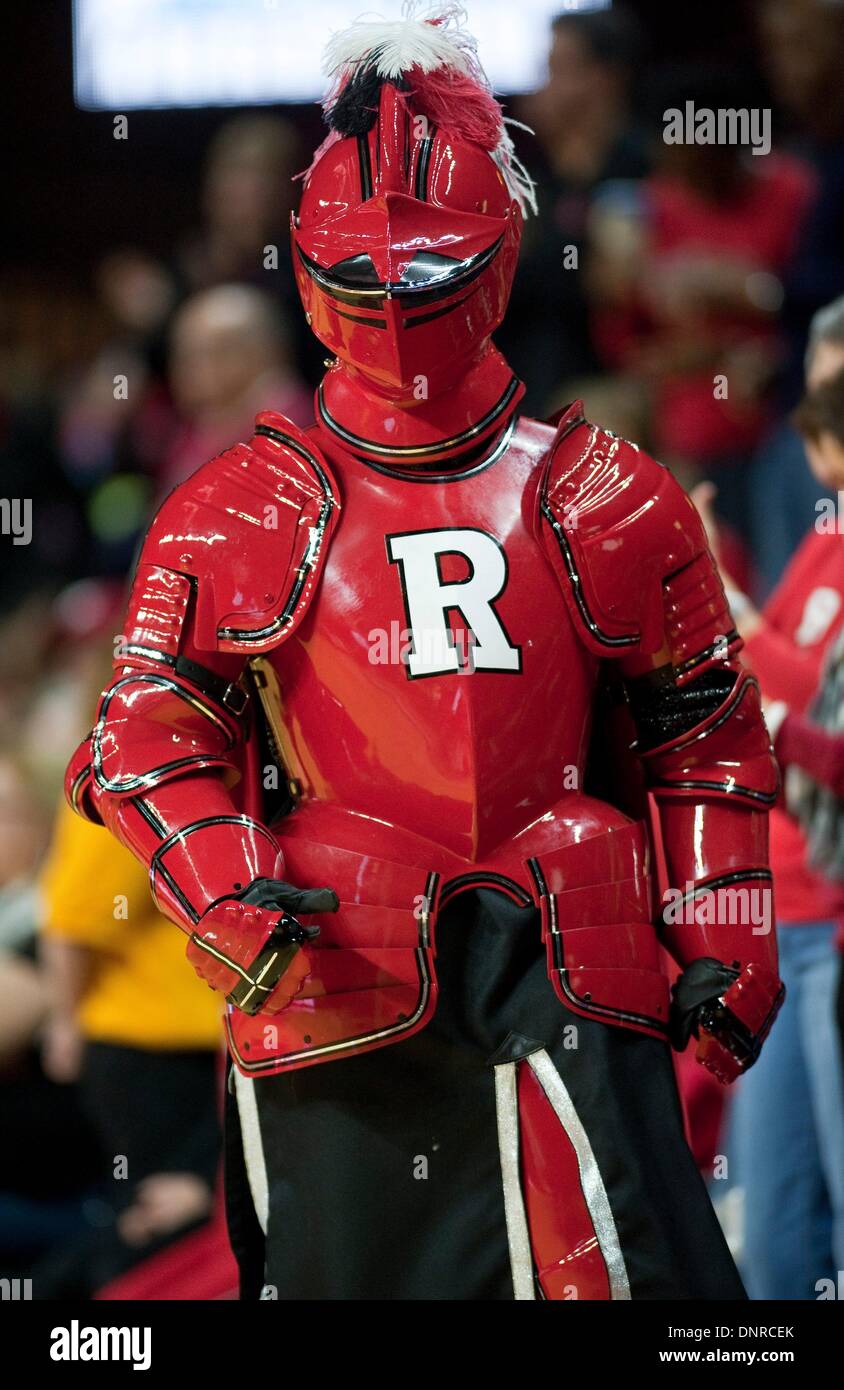 Piscataway, New Jersey, USA. 4th Jan, 2014. Rutgers' mascot in the ...