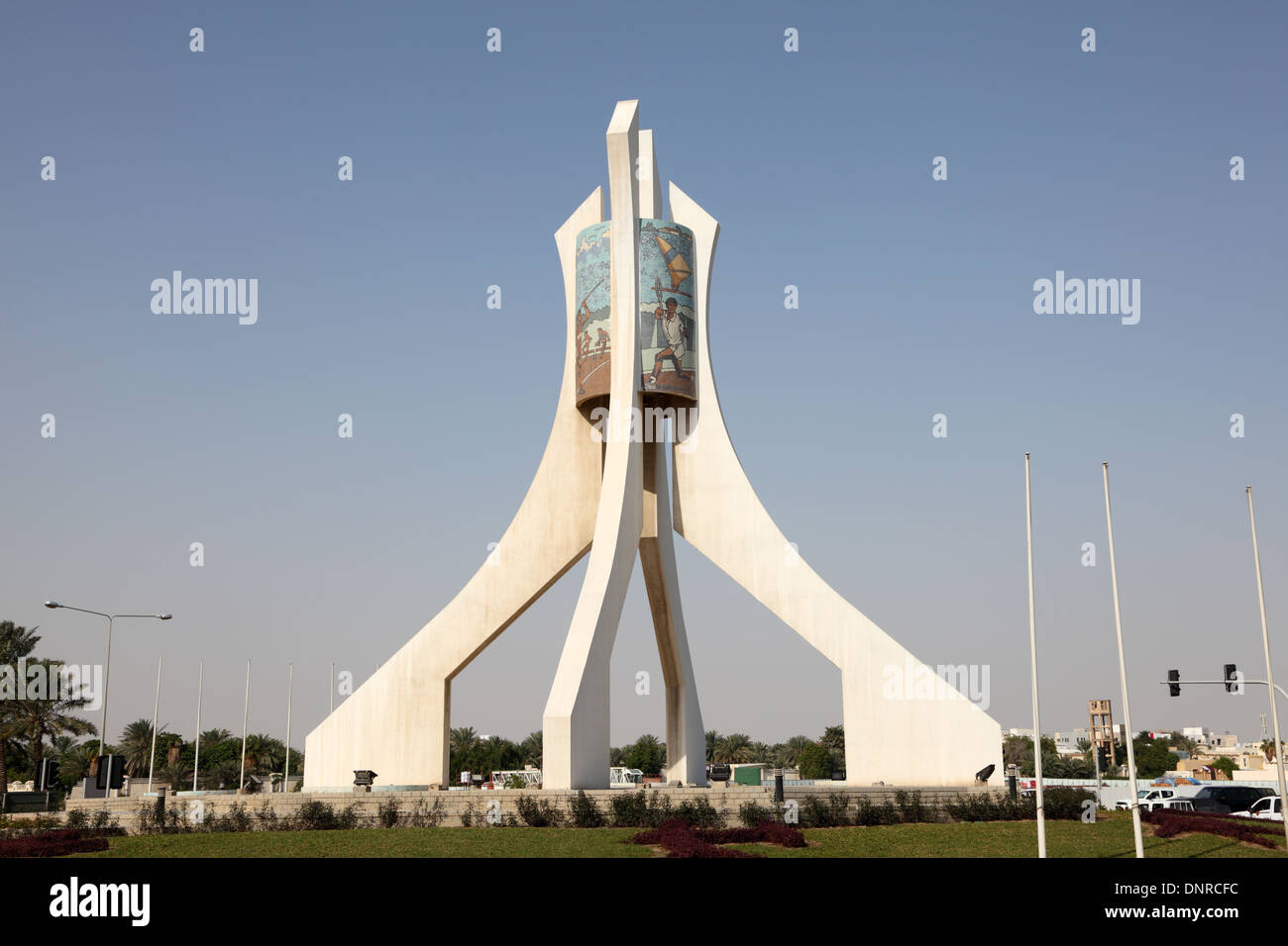 The Sports Roundabout in Doha, Qatar Stock Photo - Alamy