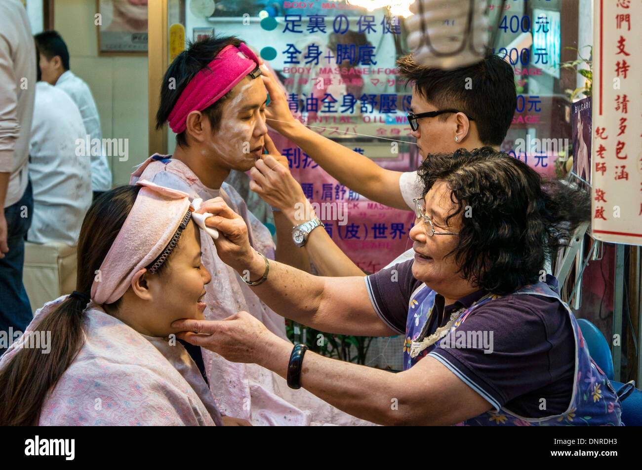 Facial Threading, a Chinese Traditional Facial Technique in Taipei ...