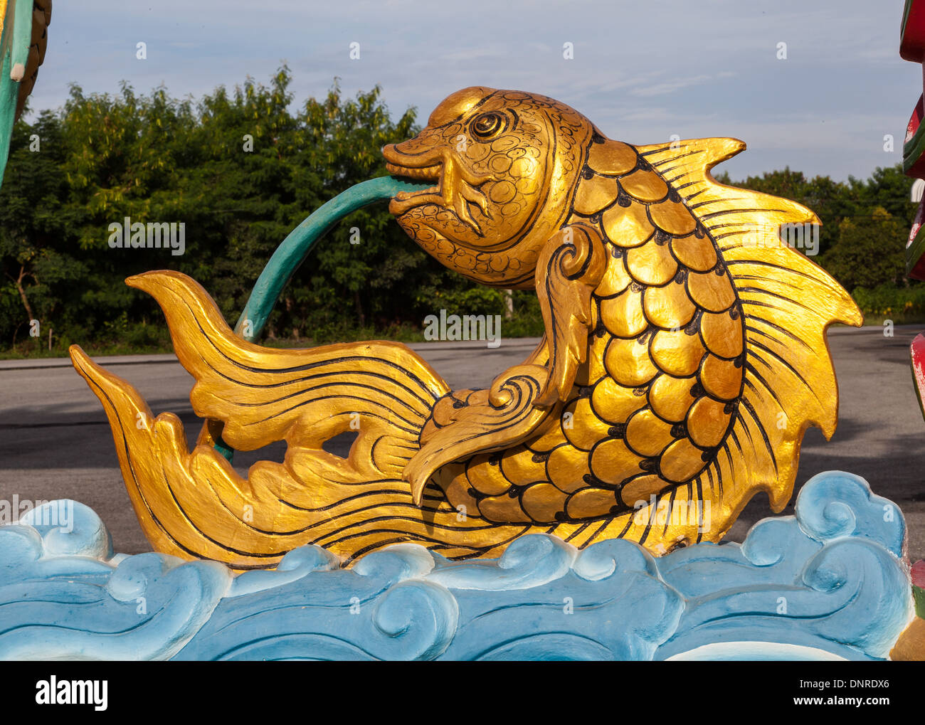 Fish gold in the Shrine Stock Photo - Alamy