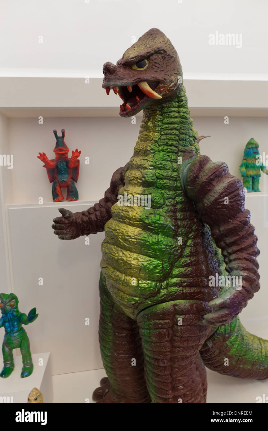 King Zaurus Red King Japanese monster movie character figure, circa ...