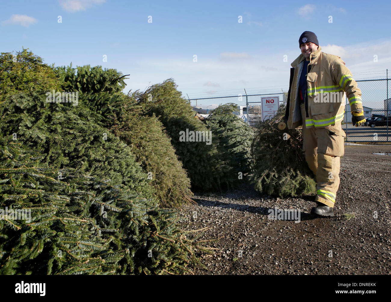 Firefighters christmas trees hi-res stock photography and images - Alamy