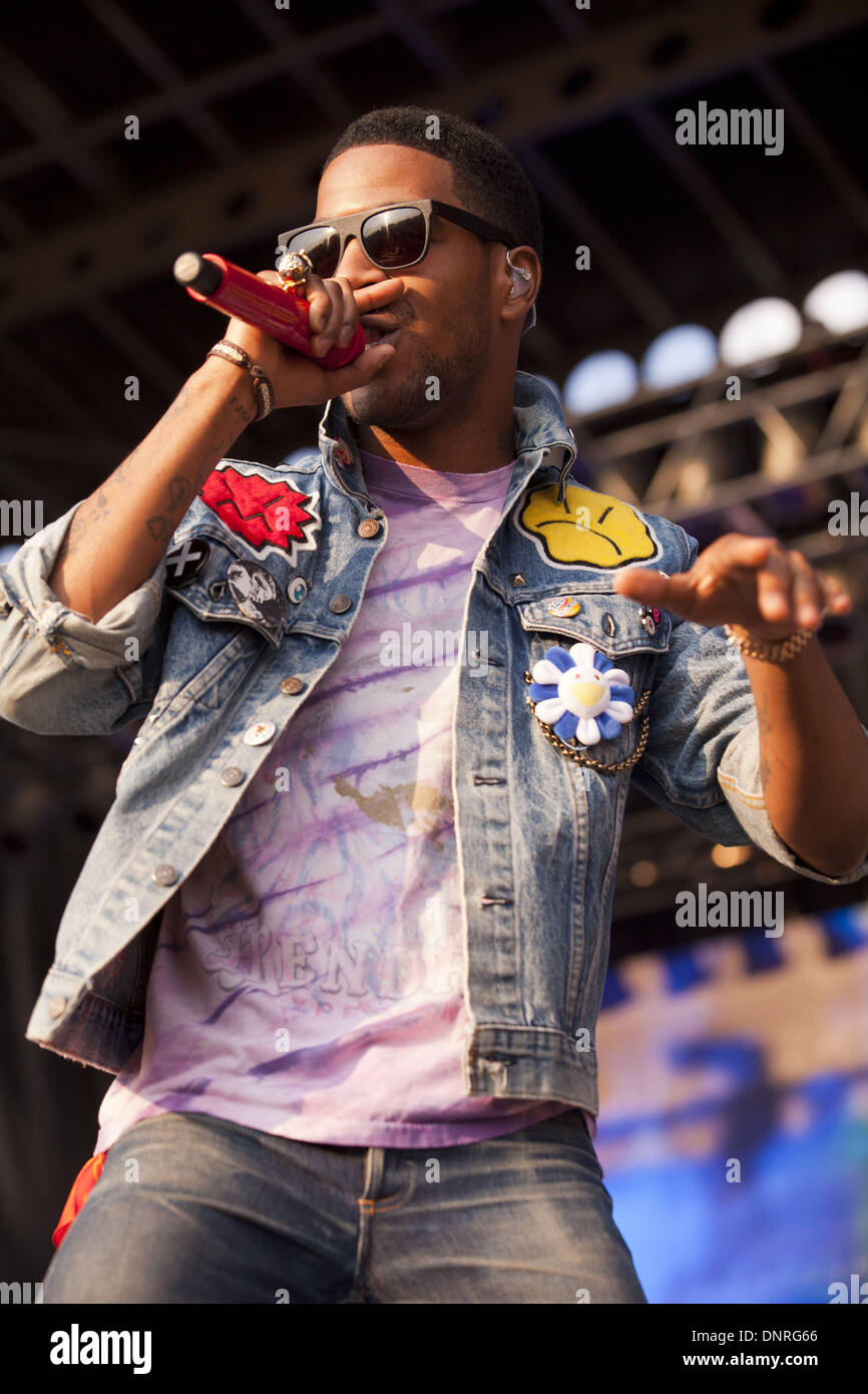 Chicago, Illinois, USA. 9th July, 2011. Rapper KID CUDI performs with ...
