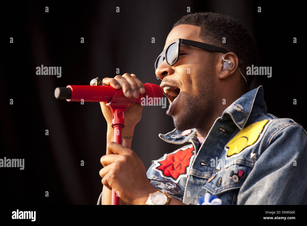 Chicago, Illinois, USA. 9th July, 2011. Rapper KID CUDI performs with ...