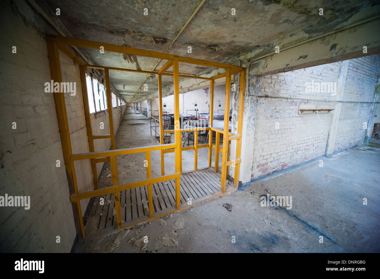 Disused Royal Ordnance Explosives factory at Bishopton, near Glasgow ...