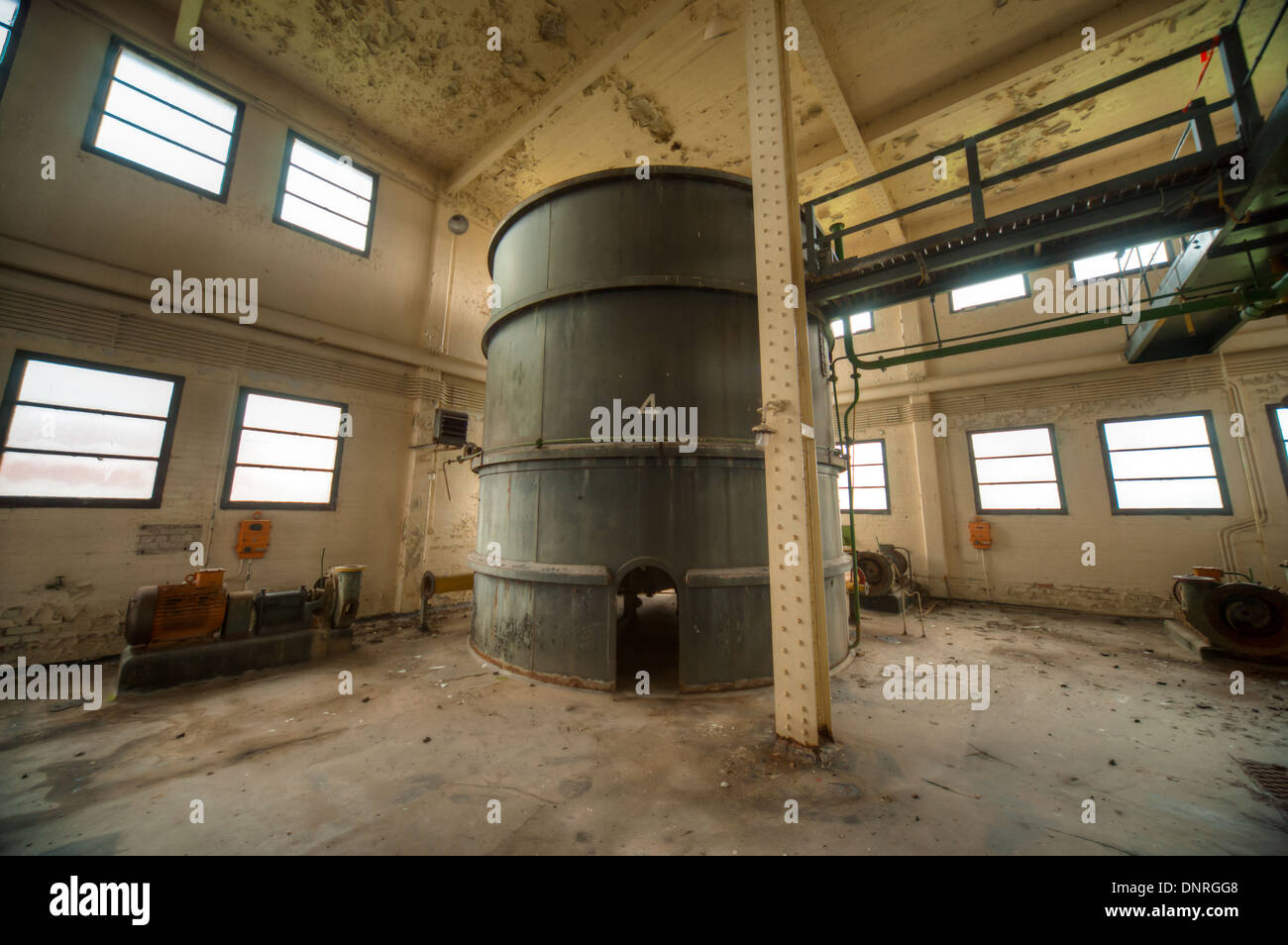 Disused Royal Ordnance Explosives factory at Bishopton, near Glasgow ...
