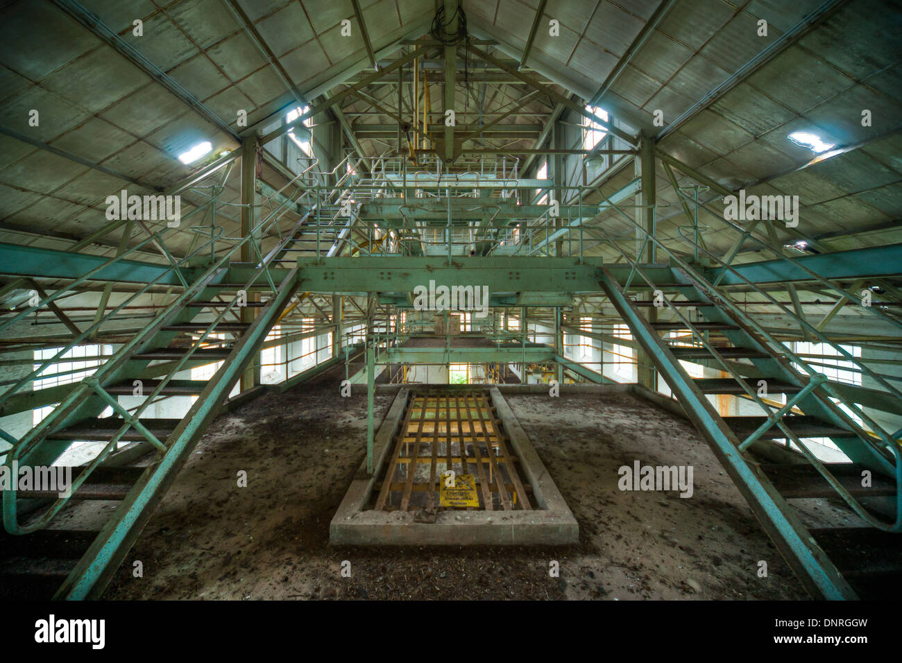 Disused Royal Ordnance Explosives factory at Bishopton, near Glasgow ...