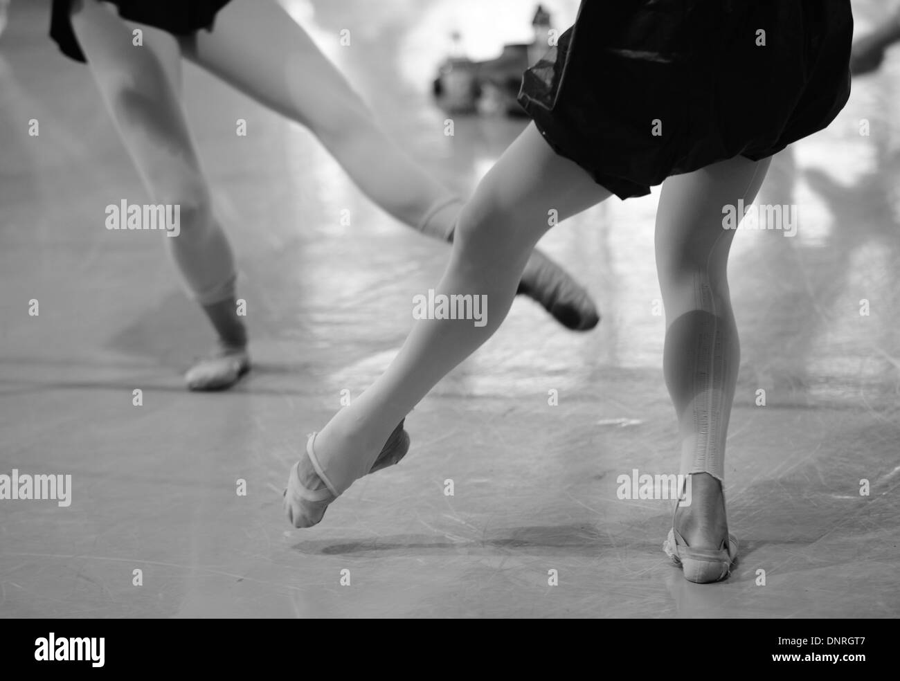 Girls feet Black and White Stock Photos & Images - Alamy