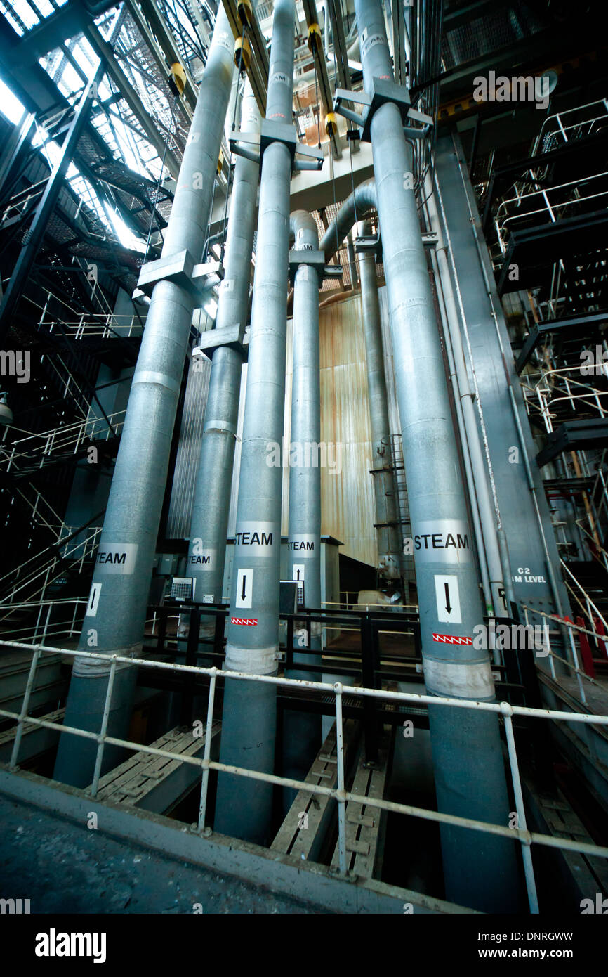 Galvanised pipe pipework hi-res stock photography and images - Alamy