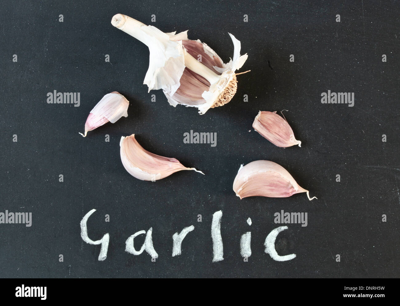 Garlic word hi-res stock photography and images - Alamy