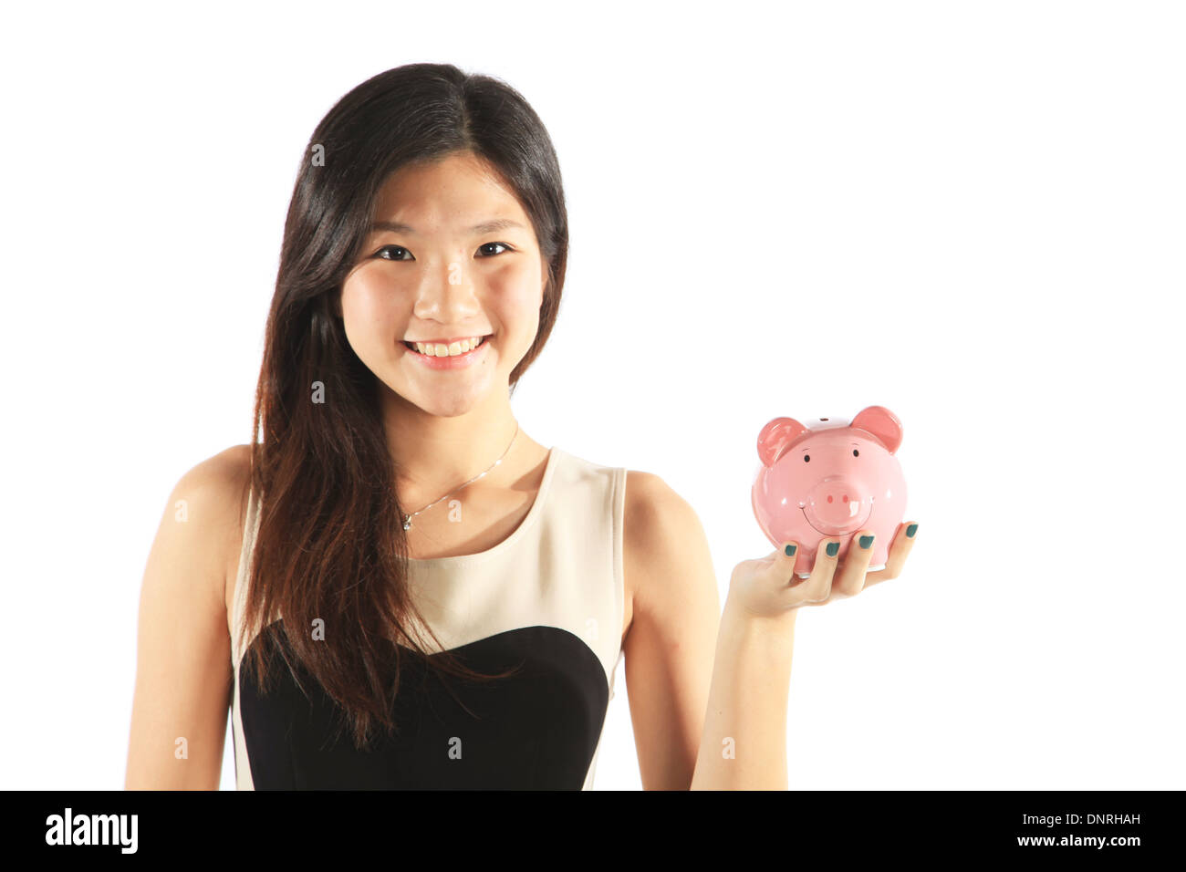 Confident Asian Student or Fresh College Graduate Stock Photo - Alamy