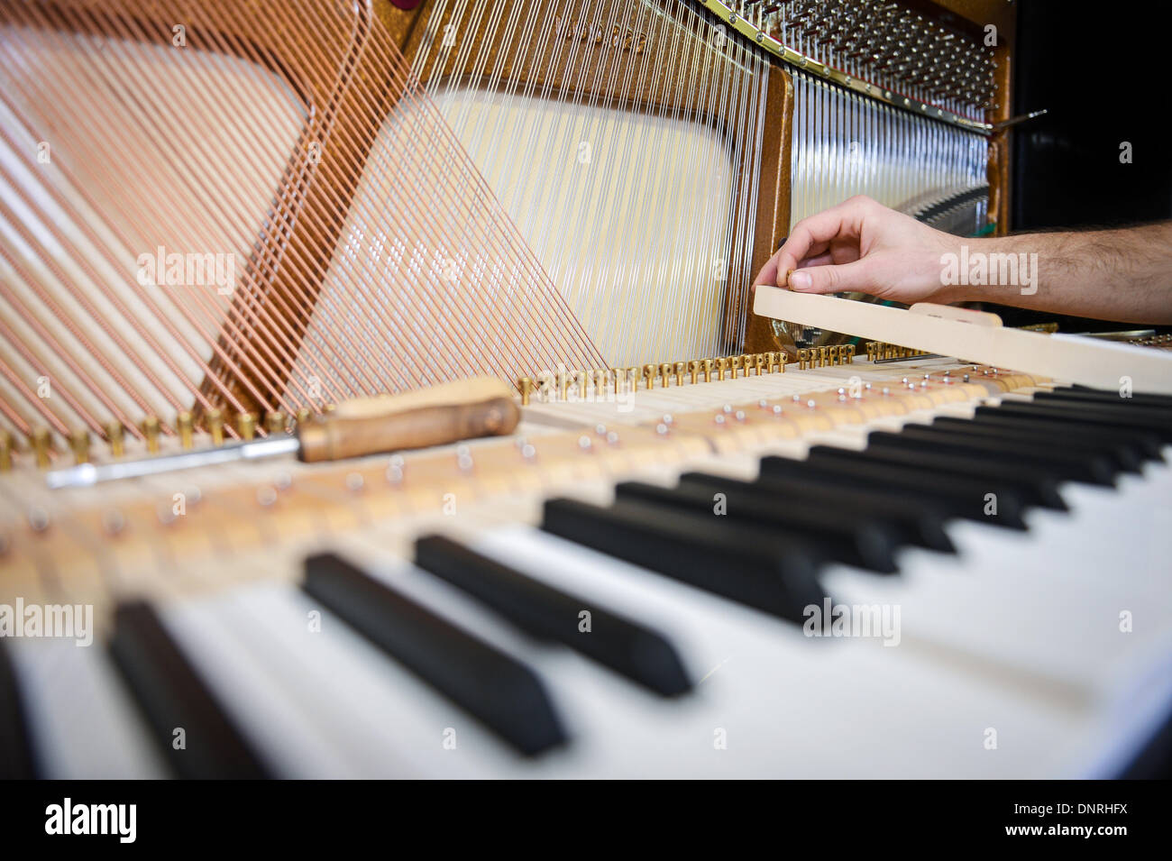 Making pianos hi-res stock photography and images - Alamy