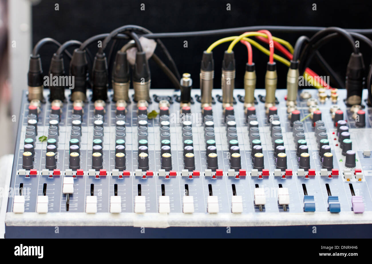 Nightclub soundboard hi-res stock photography and images - Alamy