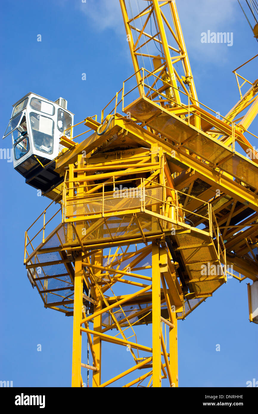 Close up of construction crane Stock Photo - Alamy