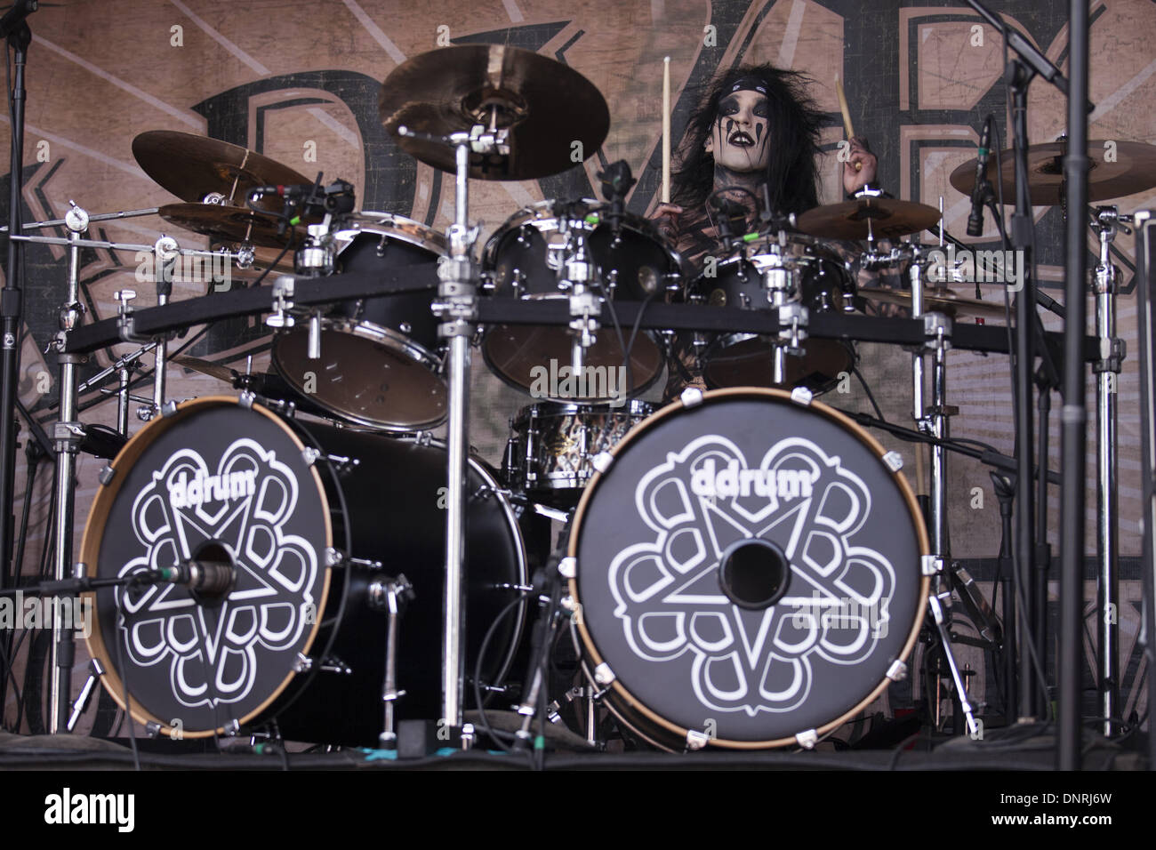 Milwaukee, Wisconsin, USA. 19th July, 2011. Drummer CHRISTIAN CC COMA ...