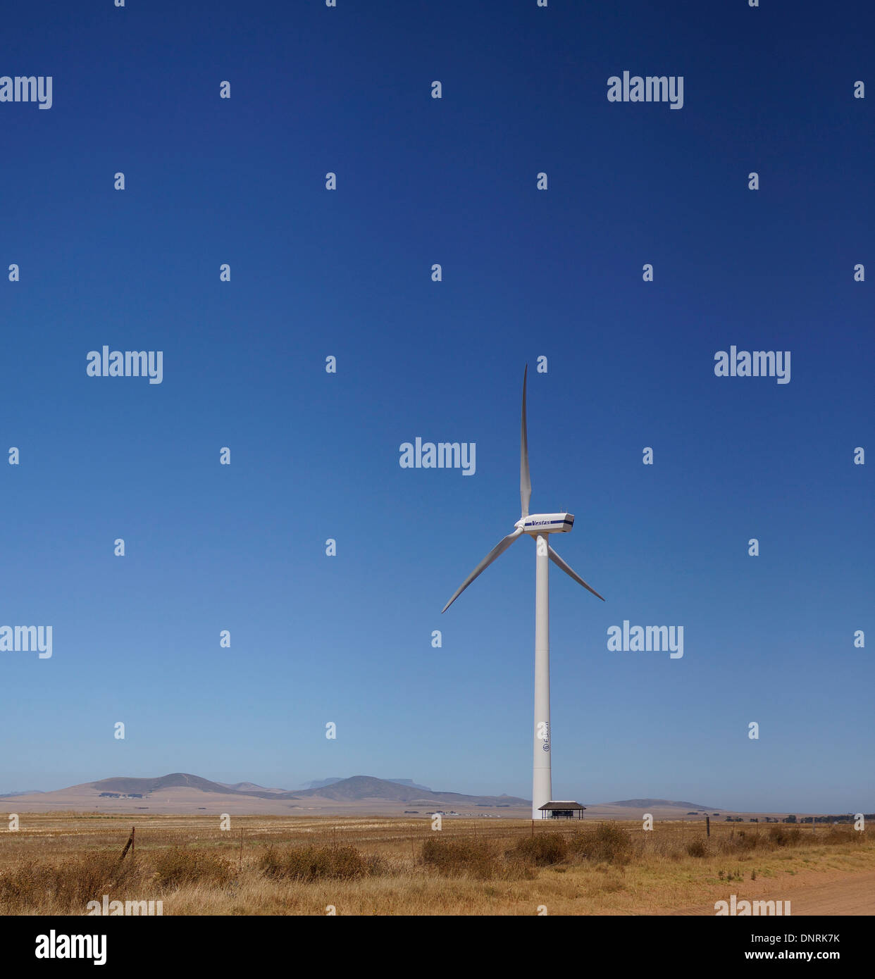 One of four wind turbines that form part of the Darling Wind Farm. It ...
