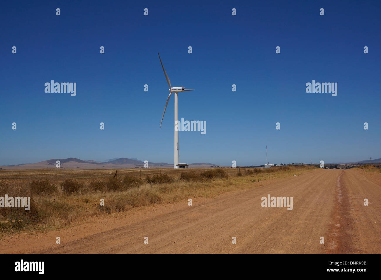 One of four wind turbines that form part of the Darling Wind Farm. It ...