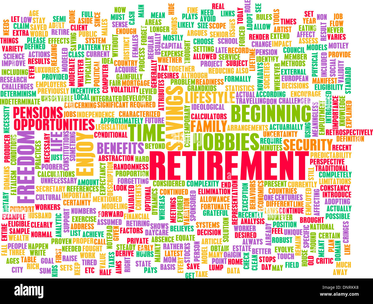 Retirement Planning as a Abstract Concept Stock Photo - Alamy