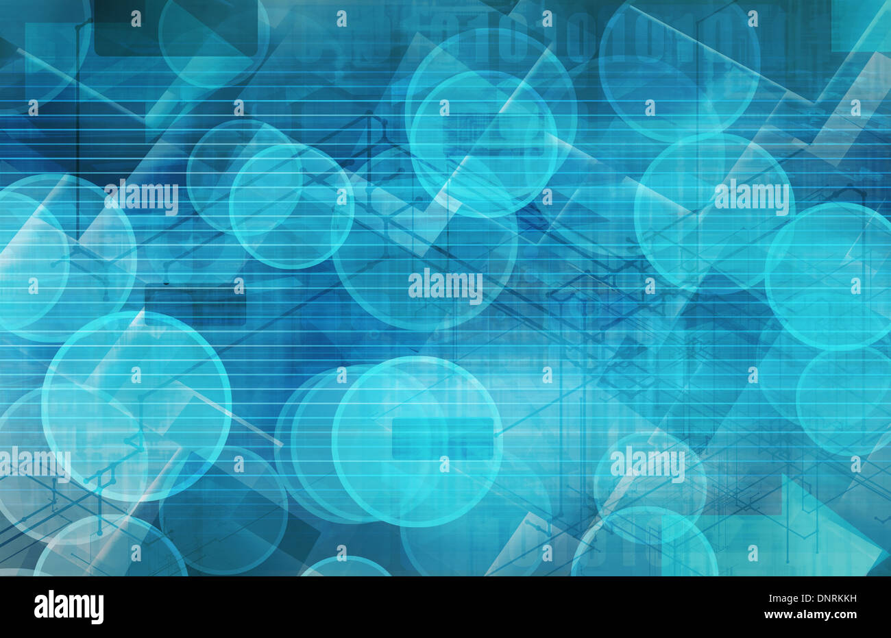 Digital Science with Virtual Technology in Art Stock Photo - Alamy