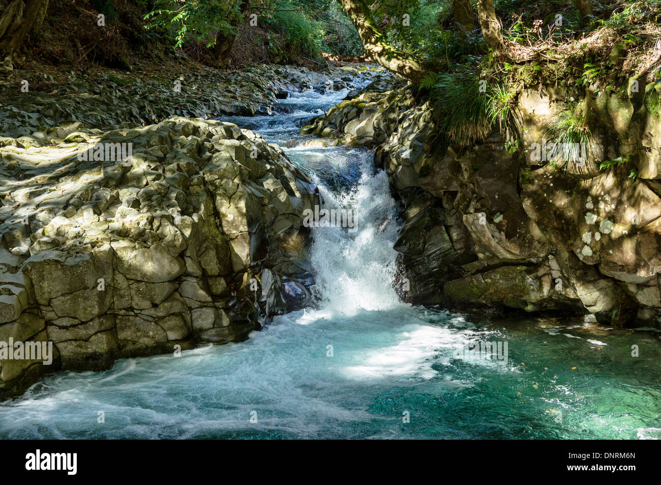 Kanidaru Waterfall, Kawazu Nanadar, Shizuoka Prefecture, Japan Stock ...