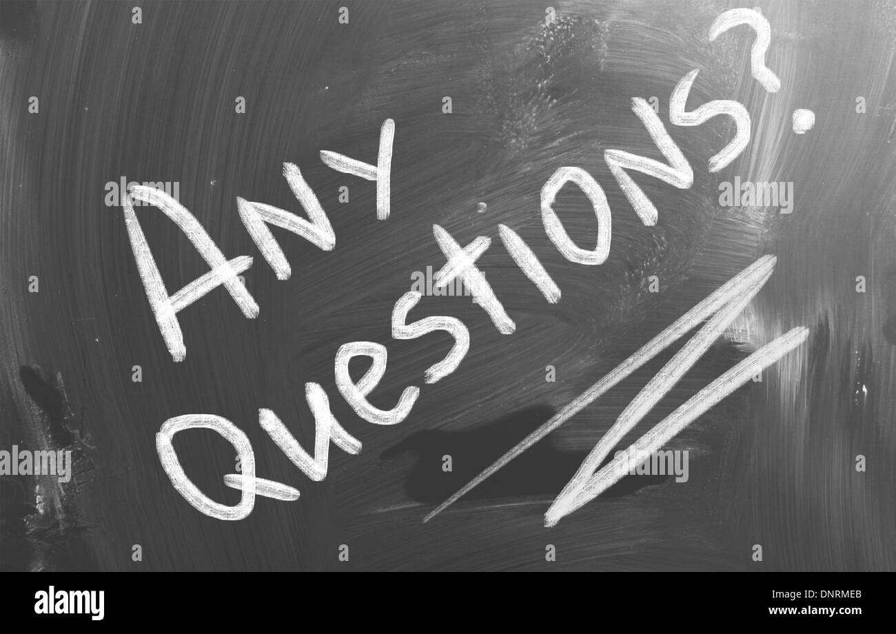Any Questions Concept Stock Photo - Alamy