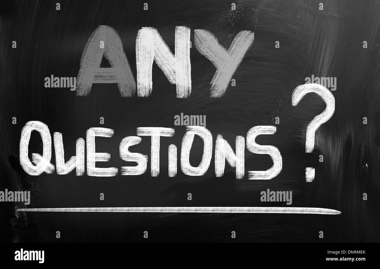 Any Questions Concept Stock Photo - Alamy