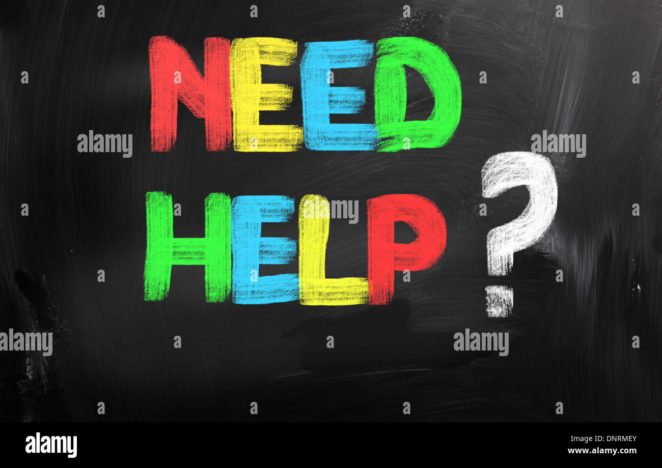 Need Help Concept Stock Photo - Alamy
