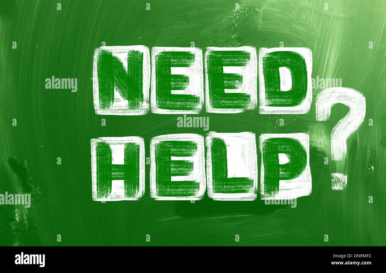Need Help Concept Stock Photo - Alamy