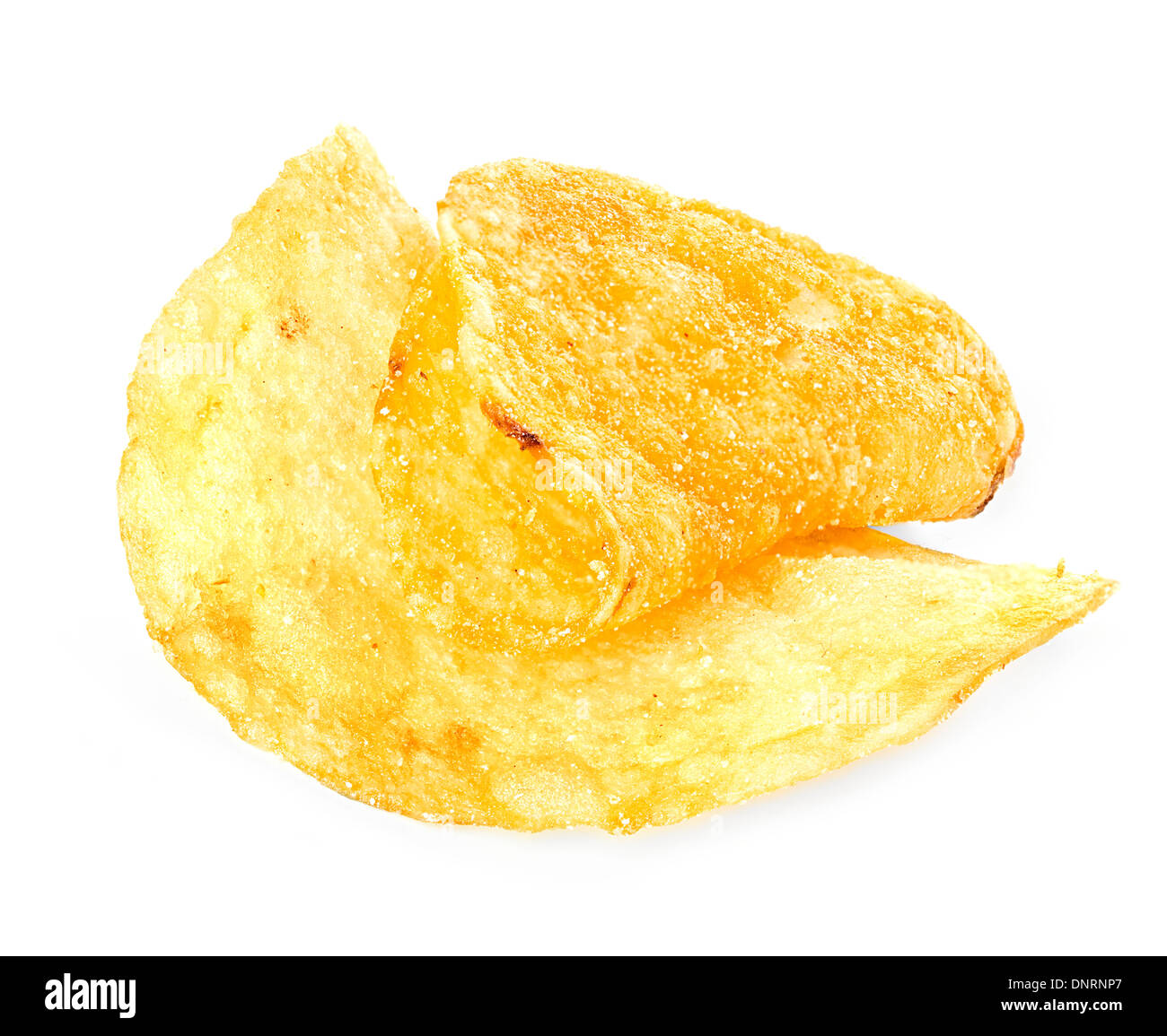 Tasty chips slice isolated Cut Out Stock Images & Pictures - Alamy