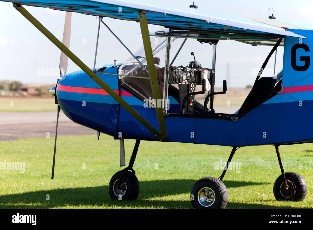 Rans S6-116 Coyotte II G-BUOK close-up of cockpit Stock Photo - Alamy