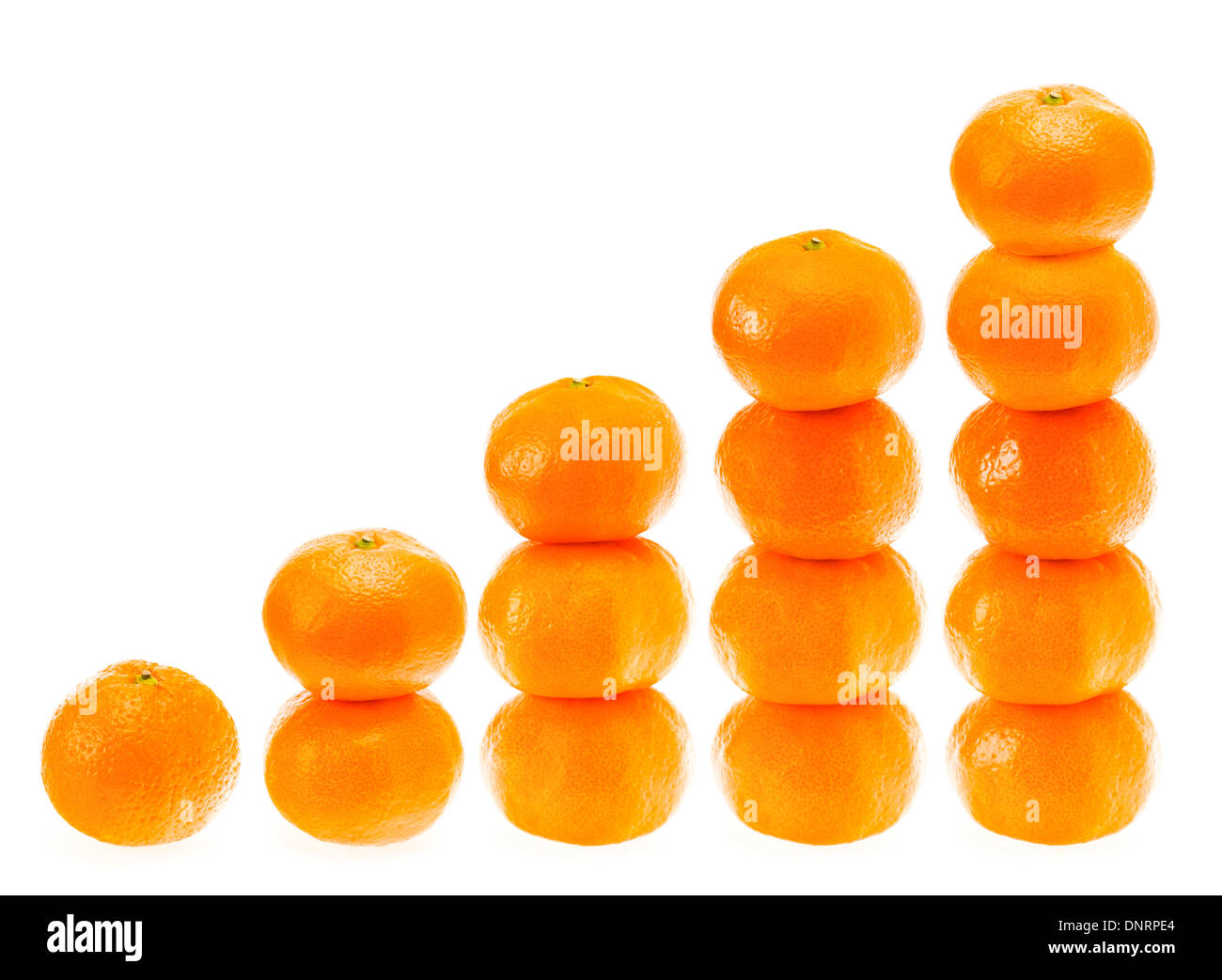 Stacked fresh mandarin citrus hi-res stock photography and images - Alamy