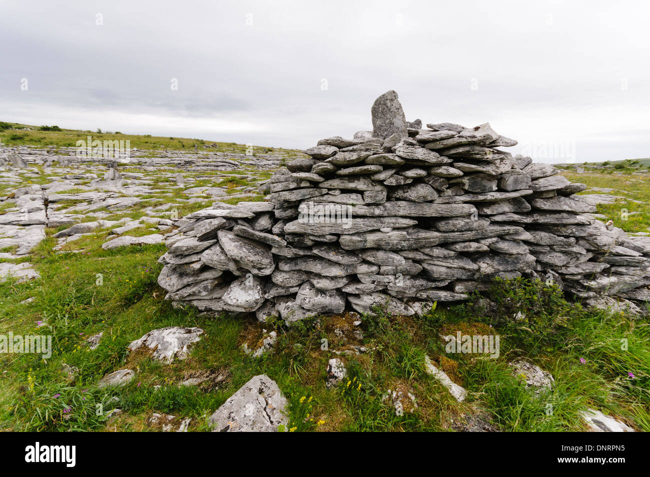 The burren ireland mound hi-res stock photography and images - Alamy