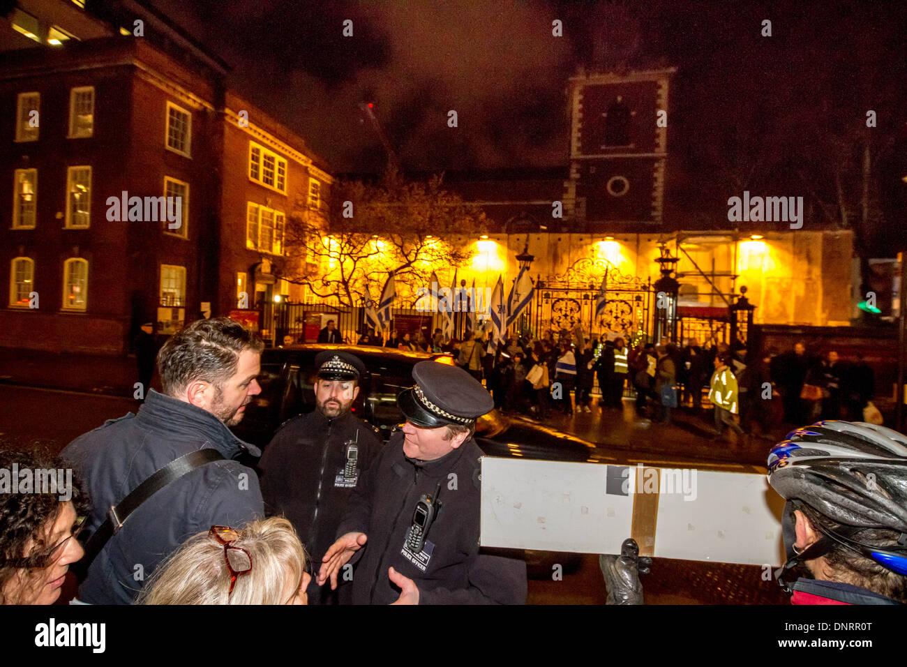 Protest at Separation Wall art installation by Israeli supporters in ...