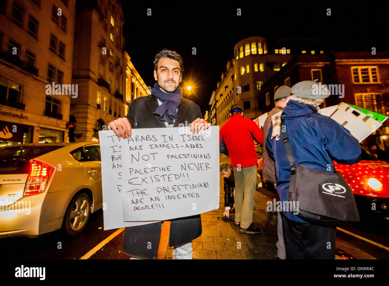 Protest at Separation Wall art installation by Israeli supporters in ...