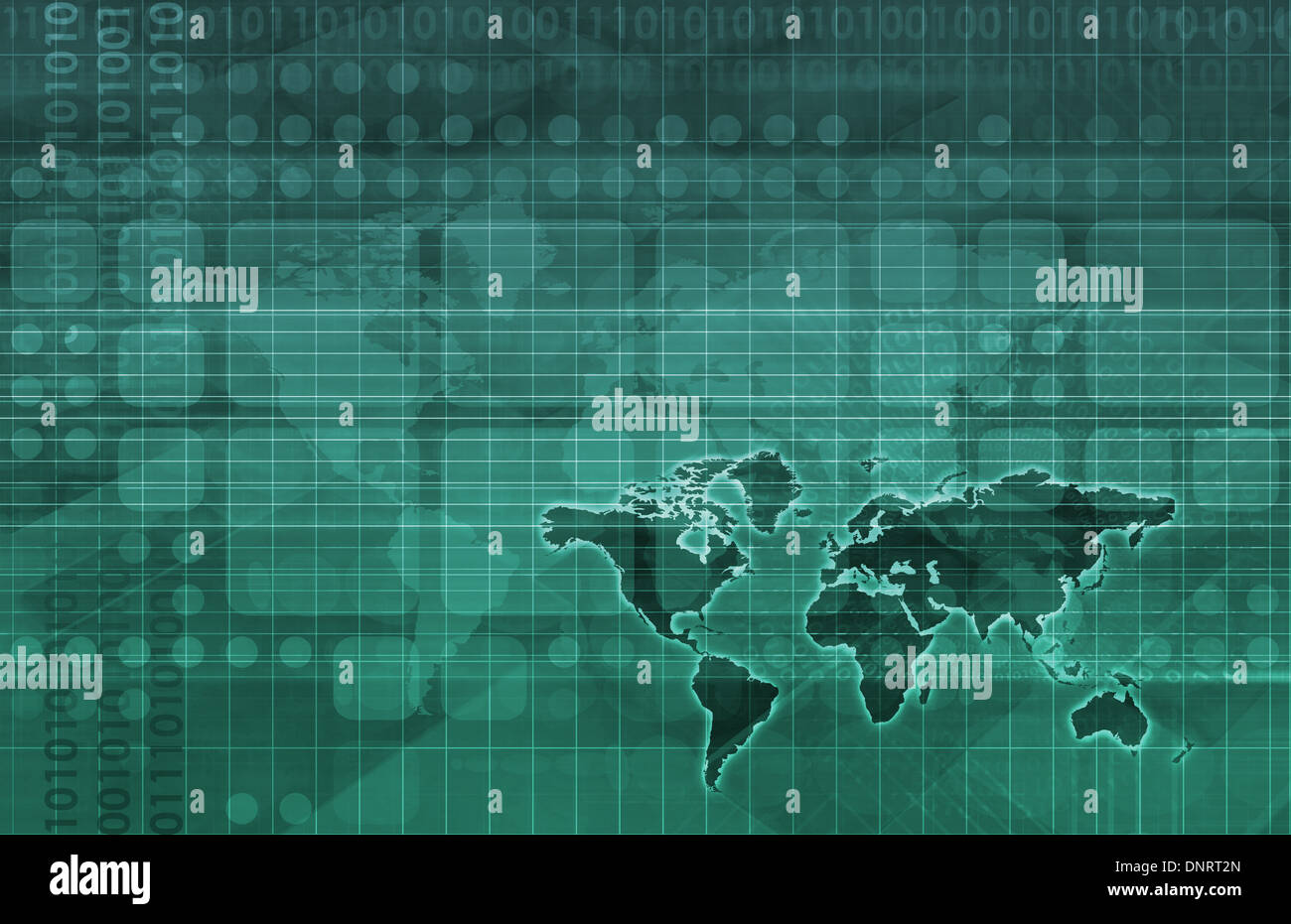 Online Research Concept on Data Around the World Stock Photo - Alamy