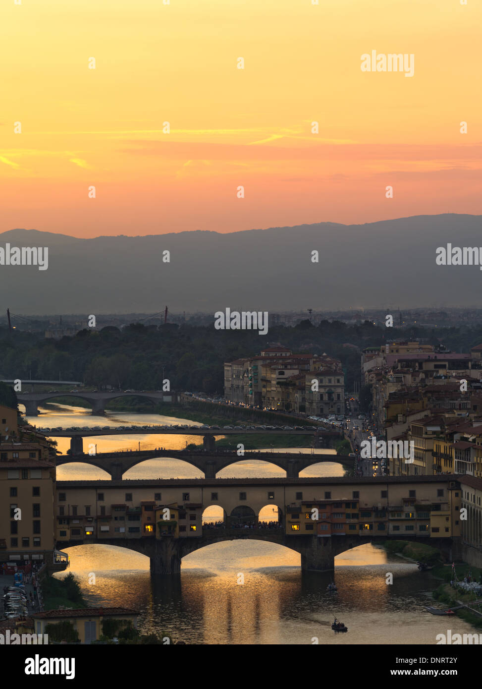 Florence bridge view hi-res stock photography and images - Alamy