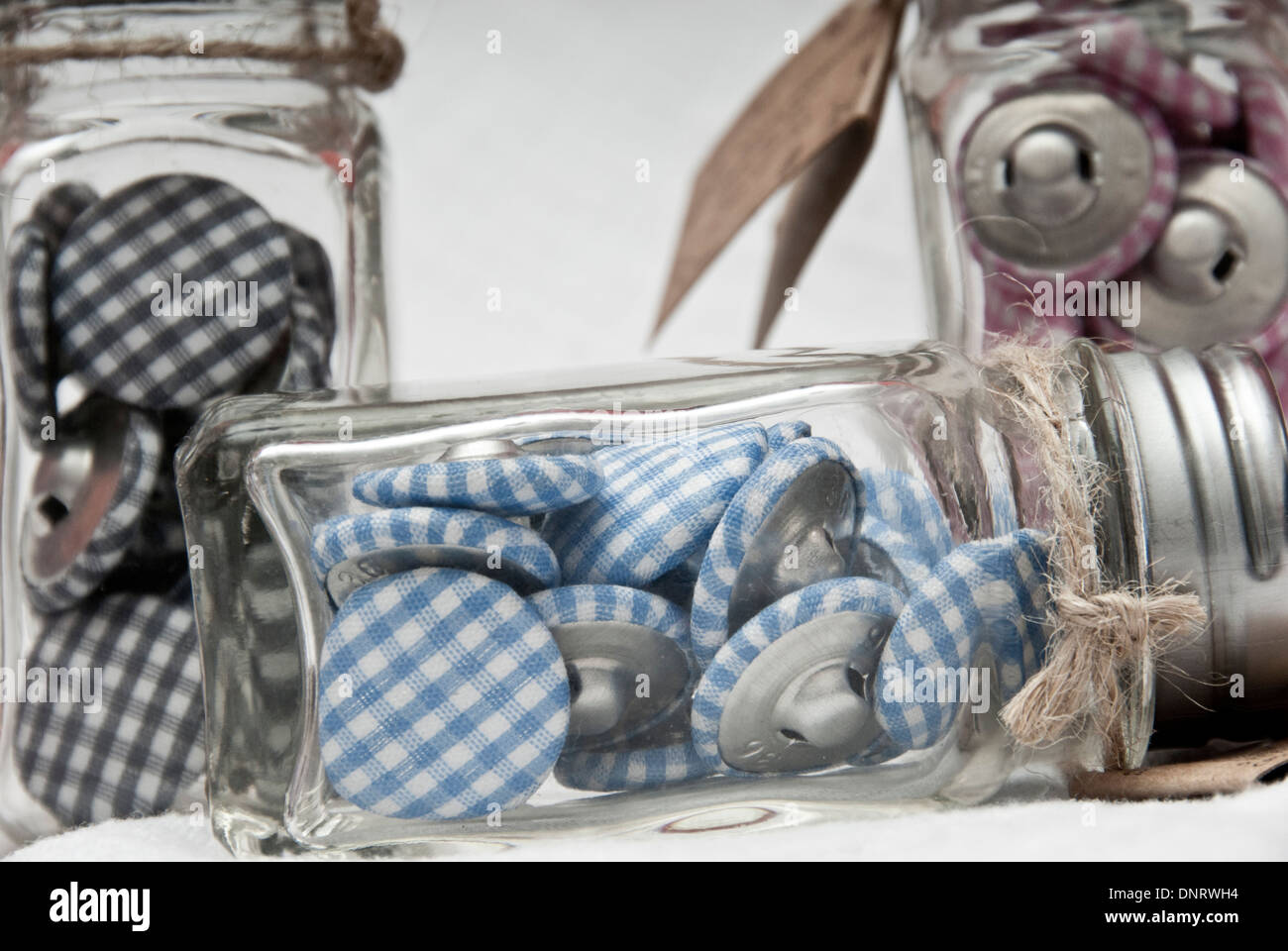 Buttons in a jar Stock Photo - Alamy